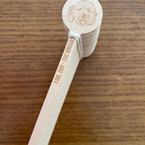 Signature Dog Drink Stir Stick, I Do Too Wood Engraved Cocktail Sticks ...