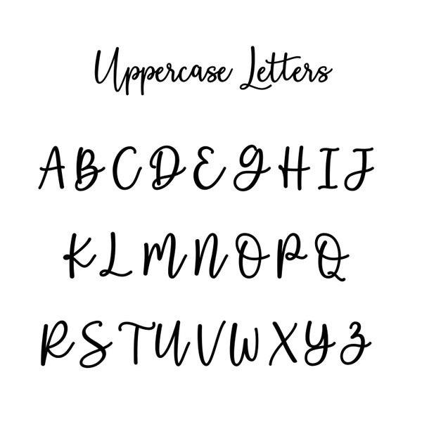 Cake Decorating Alphabet Letters - Etsy