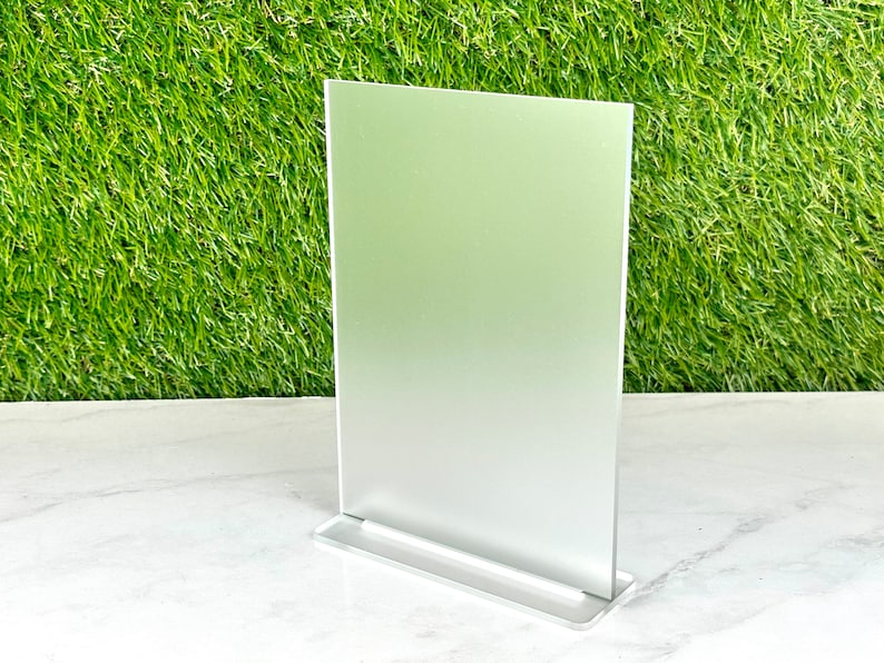 Blank Bar Menu Sign Standing Wedding Menu Sign WAVY - Etsy