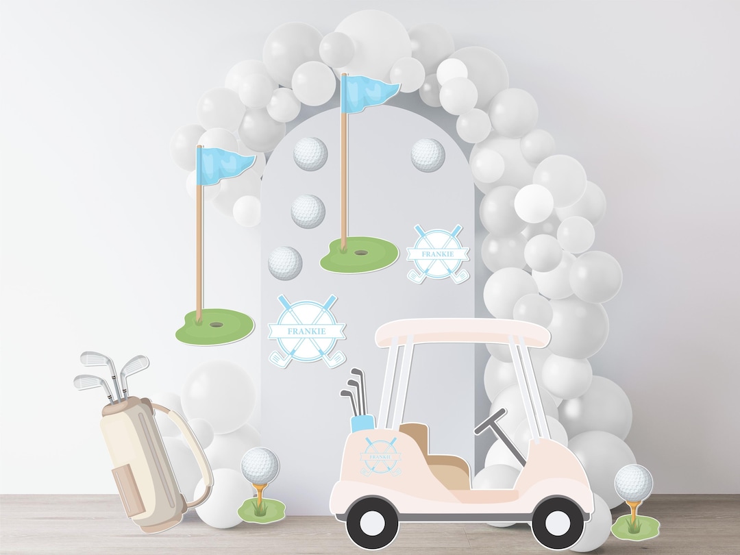 Personalized Large Golf Cart Props, Standee Birthday Party Cutouts ...