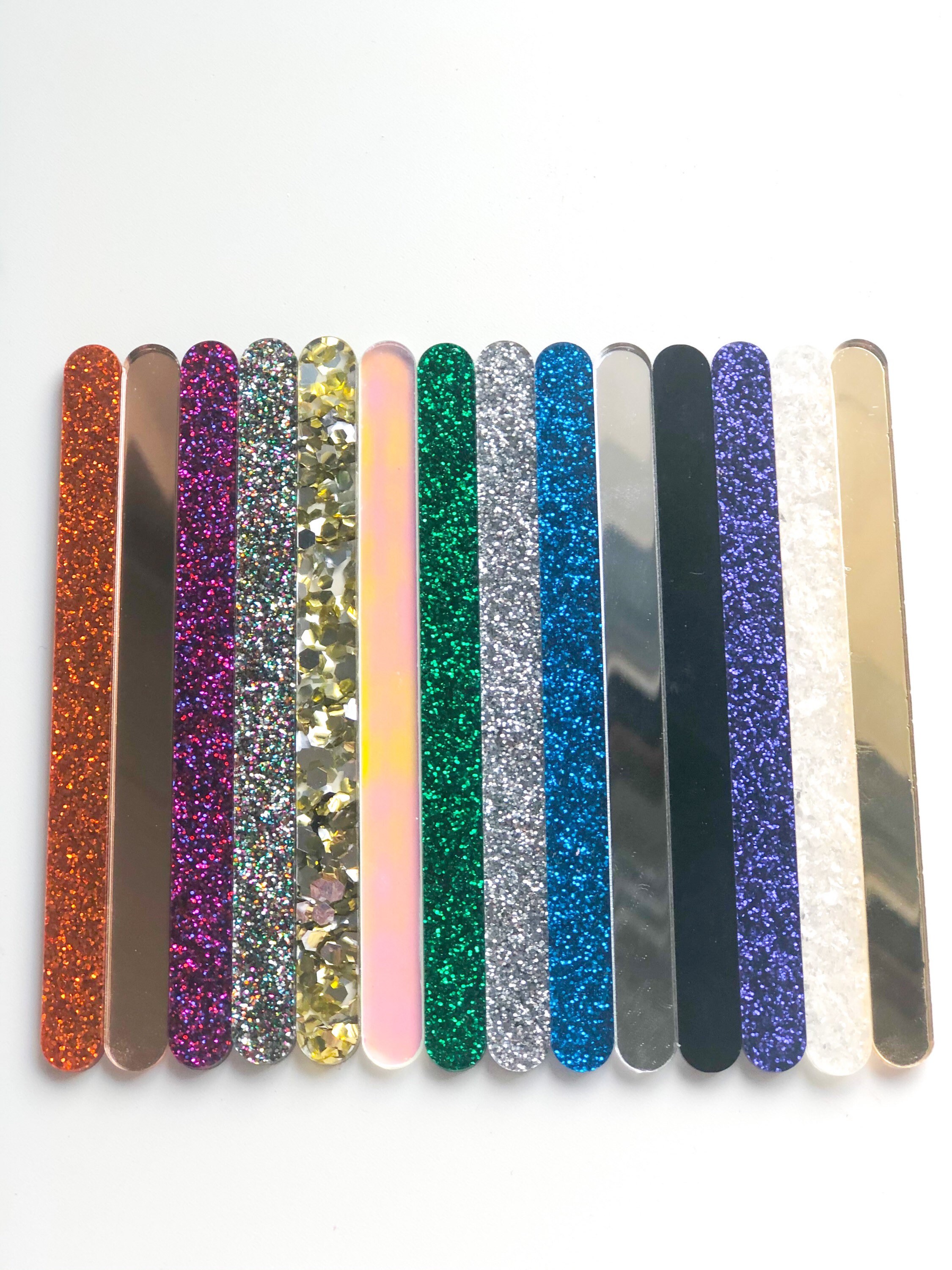 Reusable Acrylic Cakesicle Popsicle Sticks sets of 6 12 & | Etsy