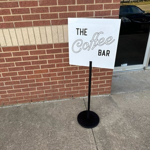 Foam Board Sign Stand Base, Raw Wood Ready for You to Paint Any Color ...