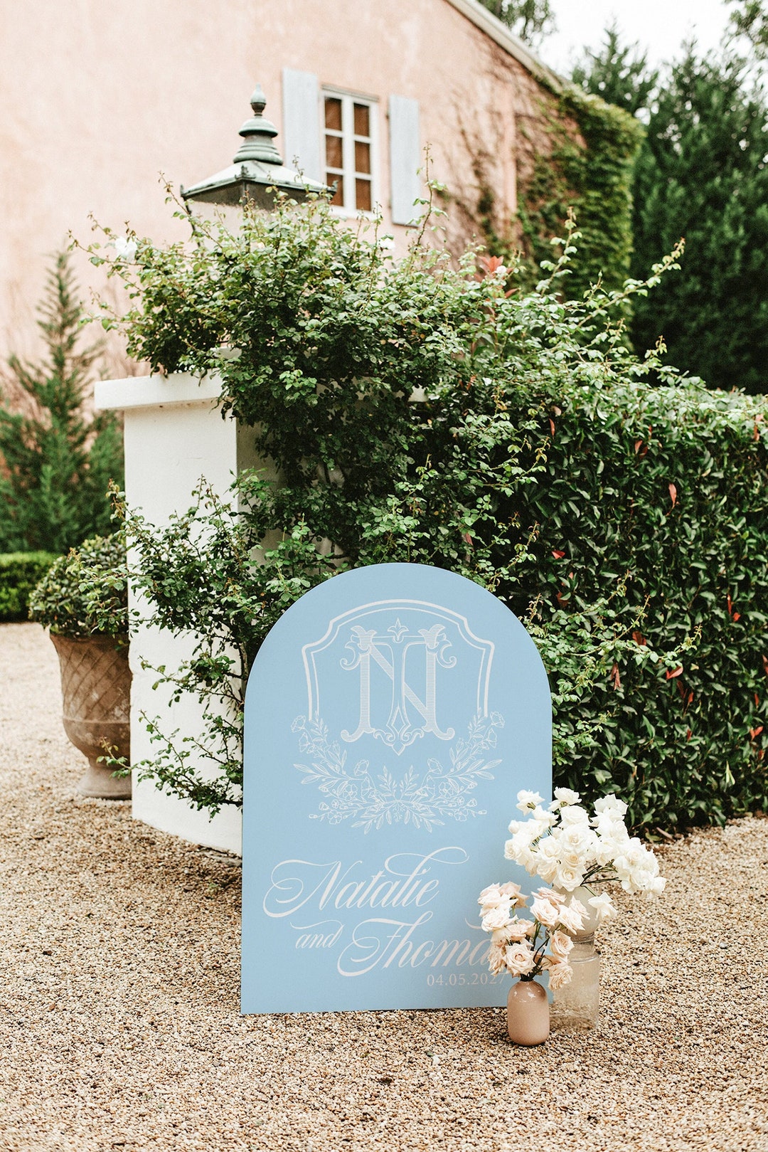 Wedding Crest Acrylic Welcome Sign, 36 Inches Tall, 1/8" Acrylic With ...
