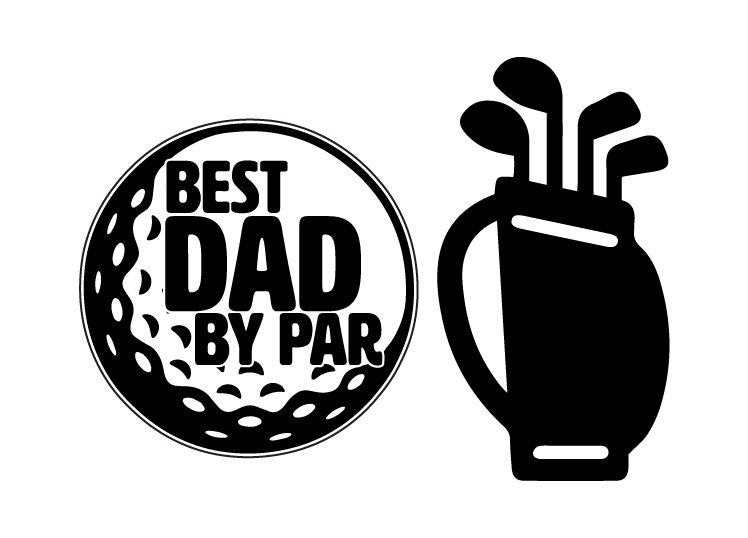 Father's Day Best Dad by Par Golf Themed Cupcake | Etsy