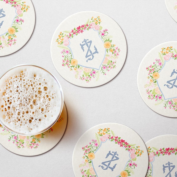 Personalized Paper Coasters - Etsy