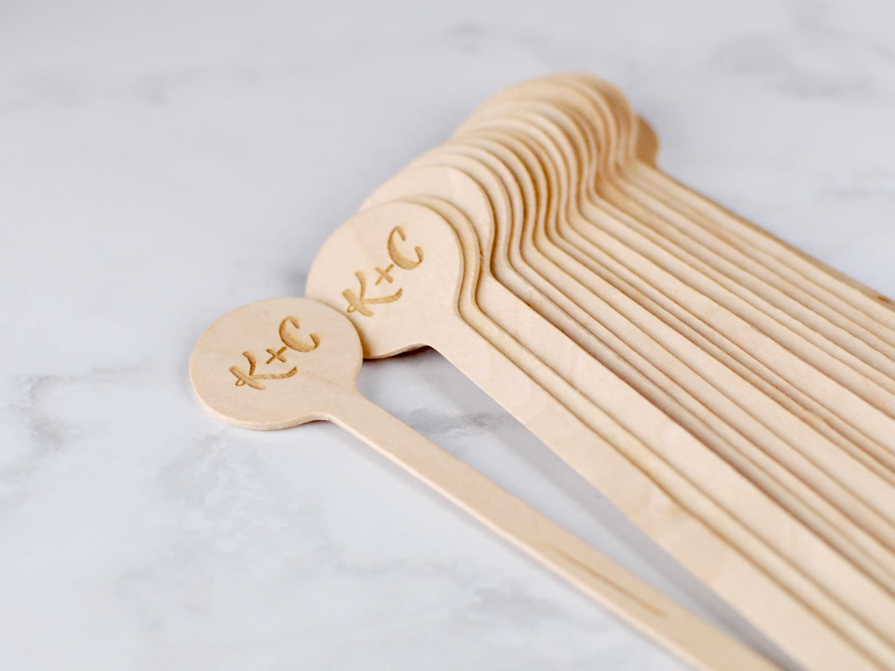 50 Custom Wood Engraved Stir Sticks Cocktail Sticks Wedding - Etsy