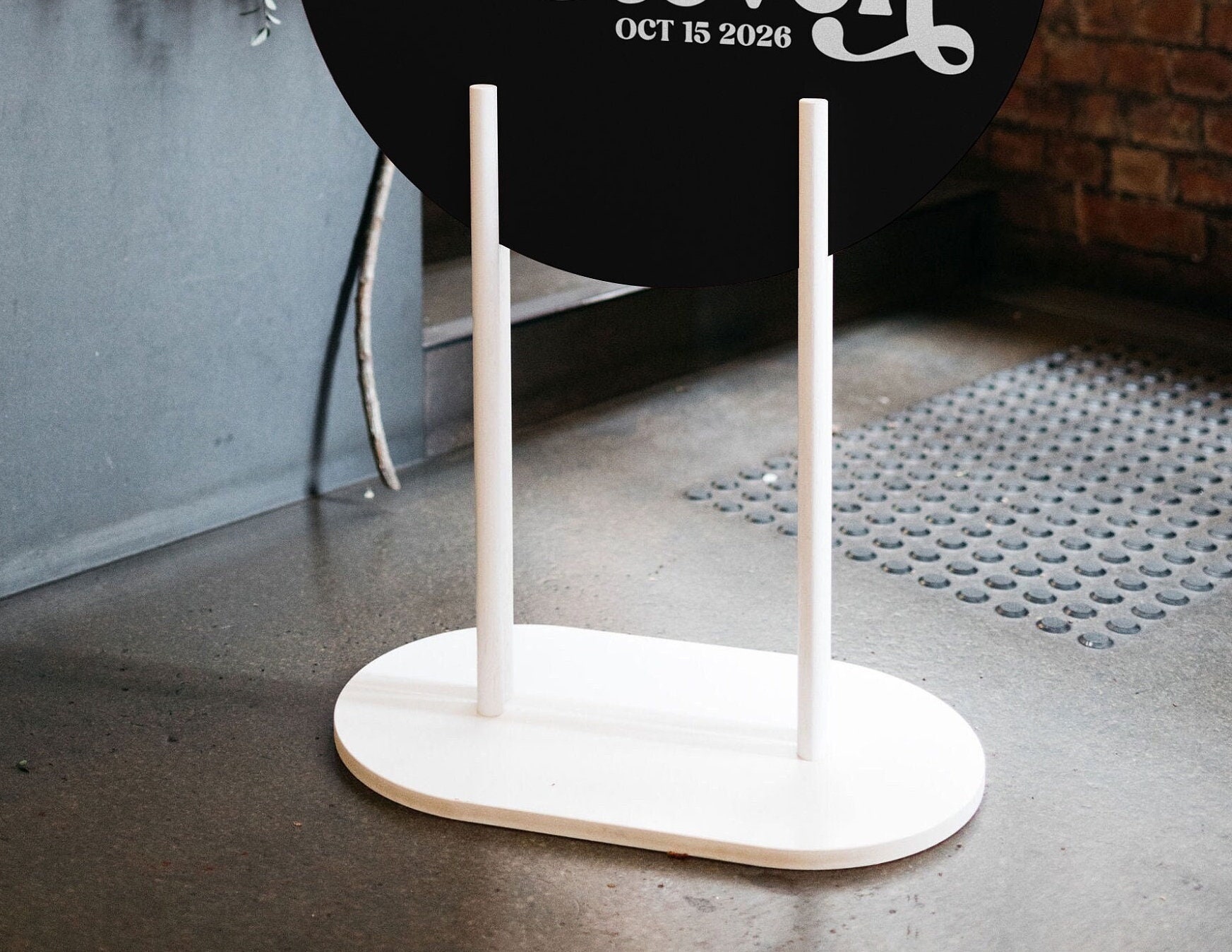 Foam Board Sign Stand Base, Raw Wood Ready for You to Paint Any Color ...