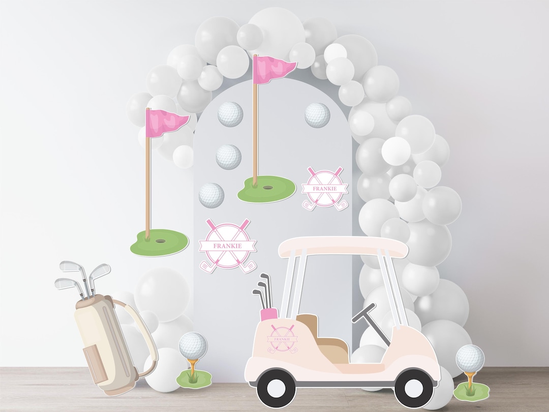 Personalized Large Golf Cart Props, Standee Birthday Party Cutouts ...