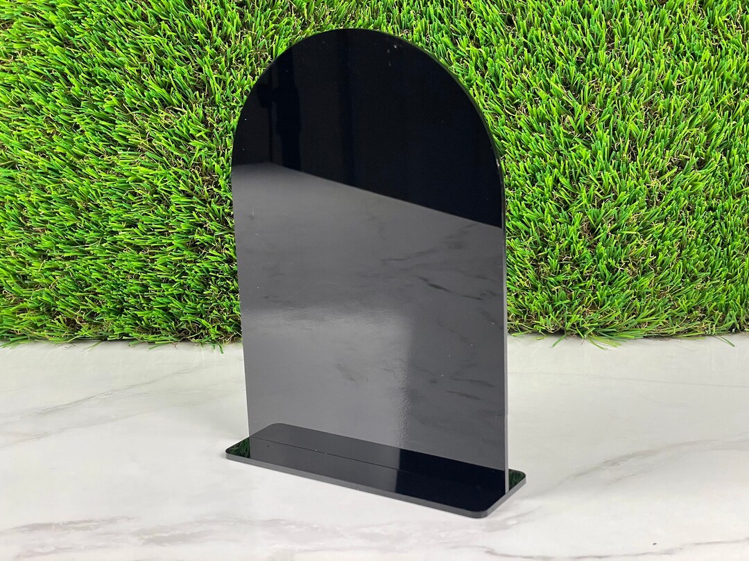 Blank Bar Menu Sign, Standing Wedding Menu Sign, Arched Round Top Table ...