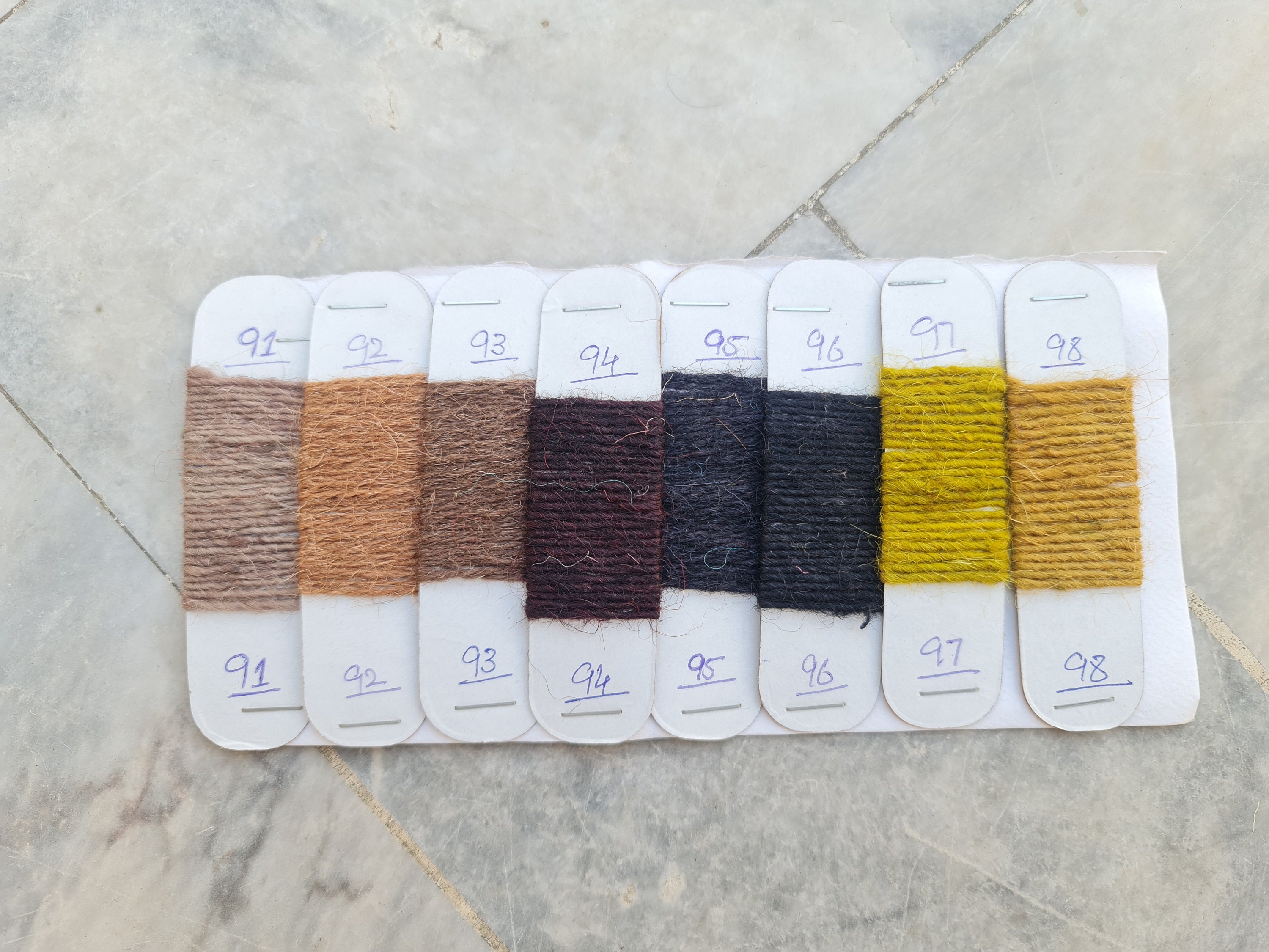 Custom Rug Color Chart Sample, Wool Color Samples, Personalized Rug ...