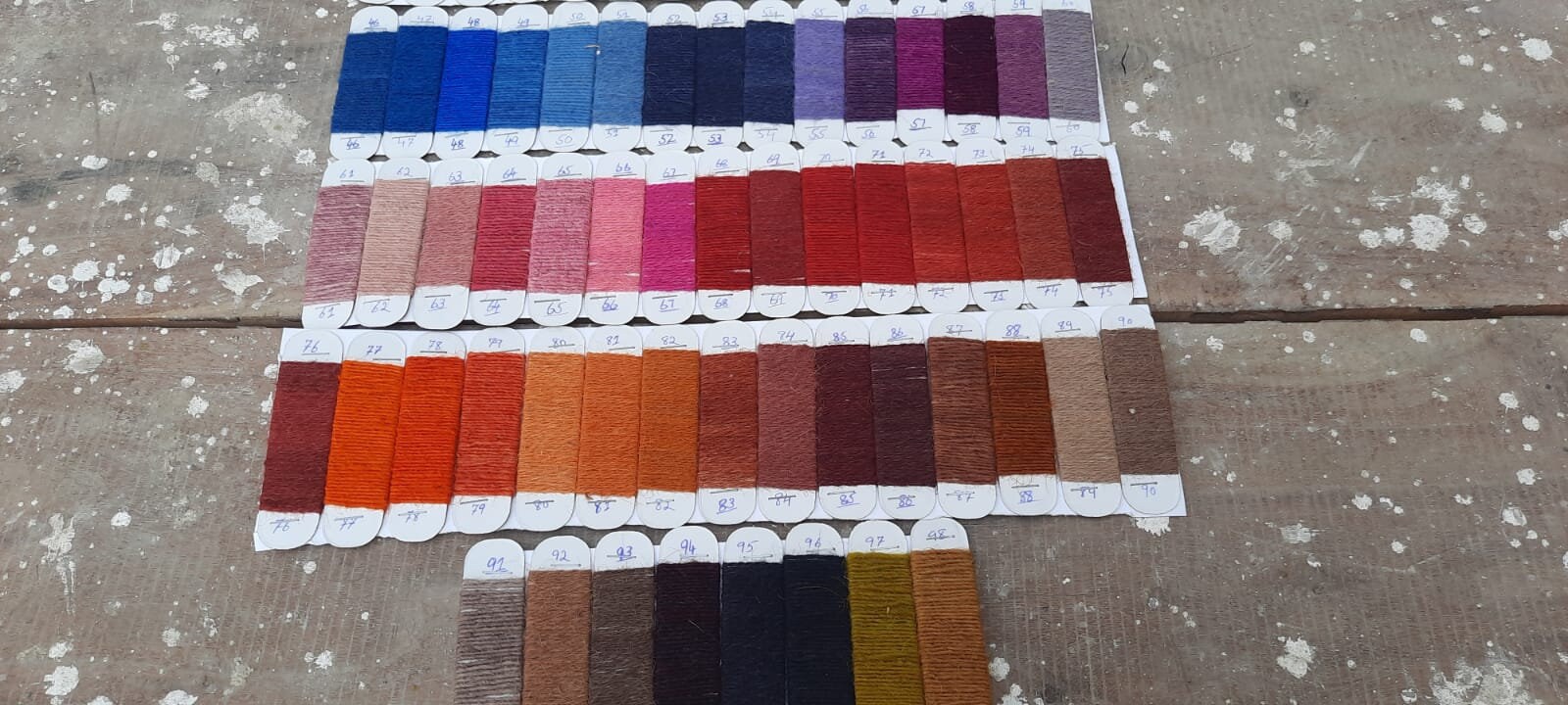 Custom Rug Color Chart Sample, Wool Color Samples, Personalized Rug ...