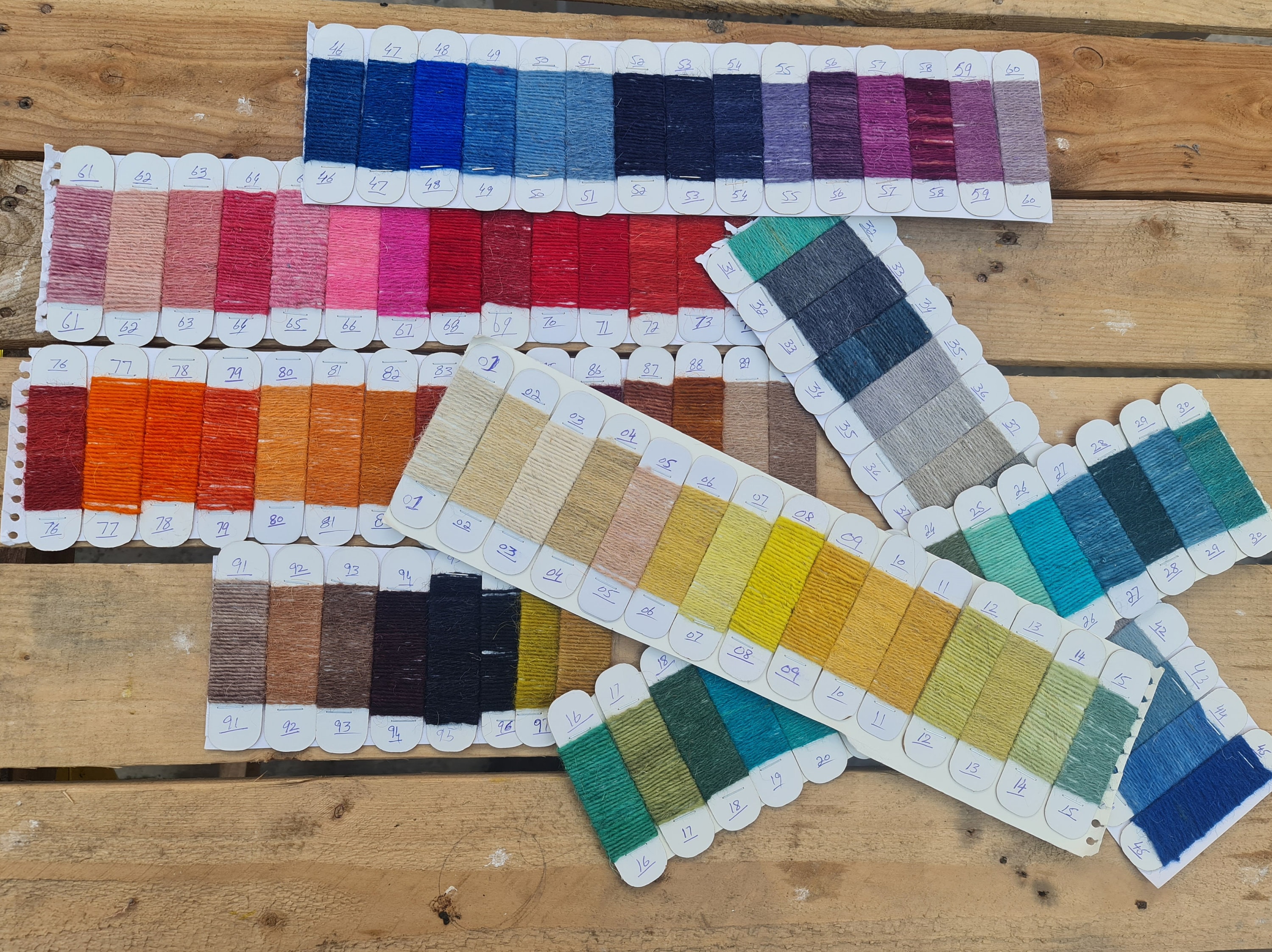 Custom Rug Color Chart Sample, Wool Color Samples, Personalized Rug ...