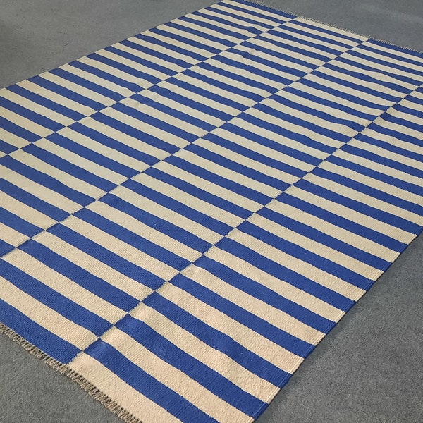 8x10 Navy Blue Rug - Etsy