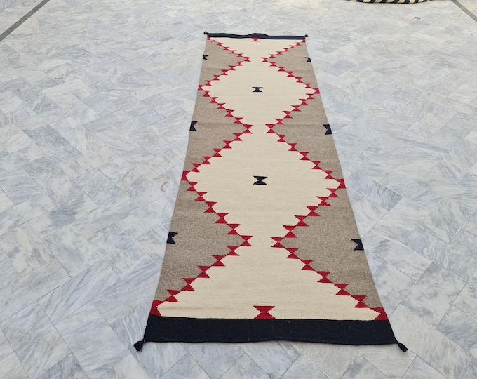 Unique Navajo Rug, Navajo Rug, Navajo Runner Rug, Custom Rug, Made to ...