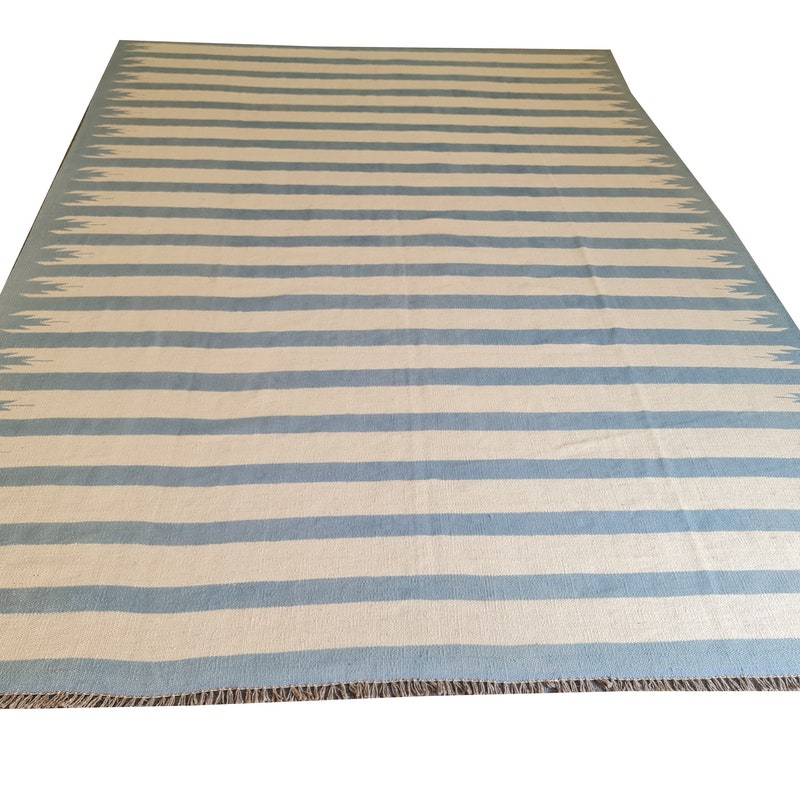 Light Blue Swedish Kilim - Etsy