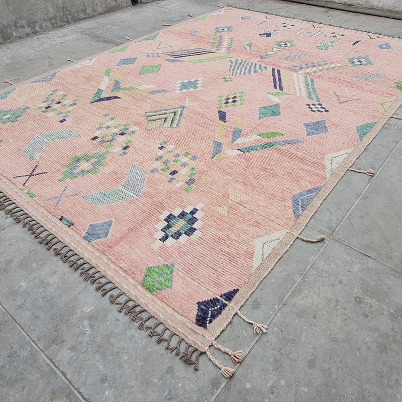 Pink Moroccan Rug - Etsy
