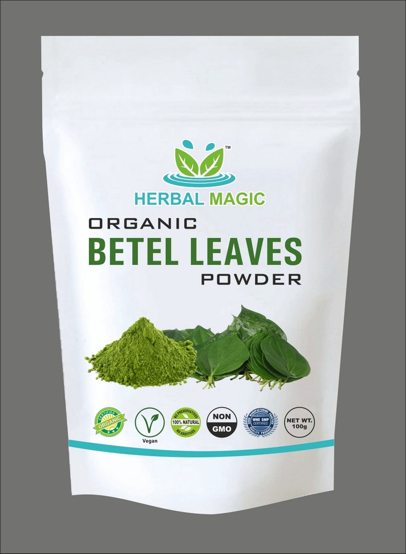 100g Certified Organic Betel Leaf Powder Piperaceae Family or | Etsy