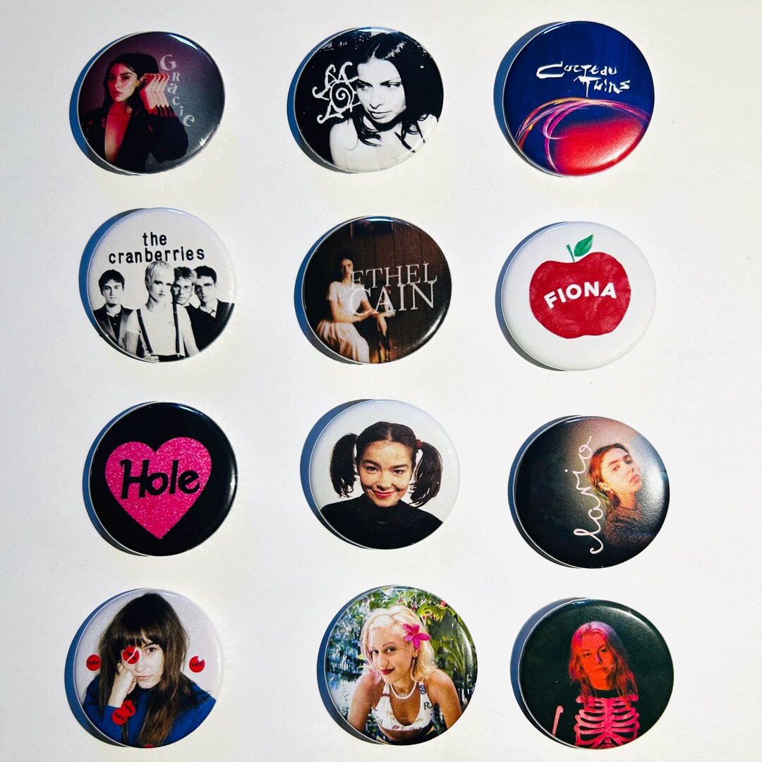 LOVELY INDIE LADIES Female Musicians 1.5 Pinback Buttons - Etsy