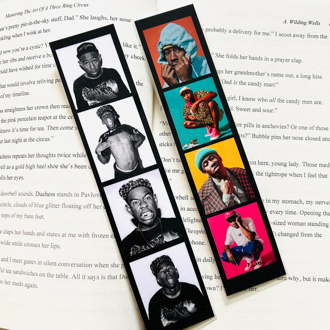 TYLER THE CREATOR in Color Laminated Photostrip Bookmarks / Mini Wall ...