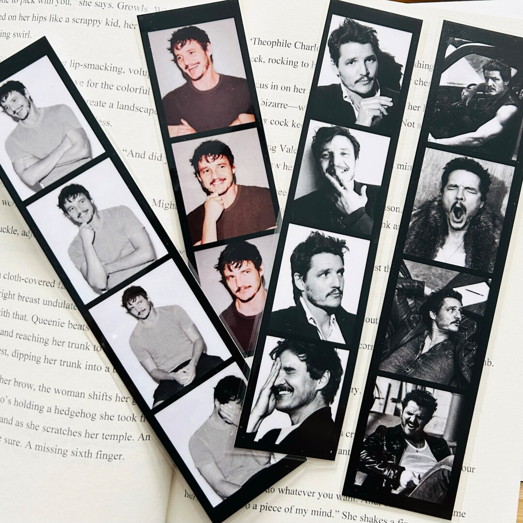 PEDRO PASCAL Photo Strip Bookmarks Mini Wall Decorations / Mirror Art ...