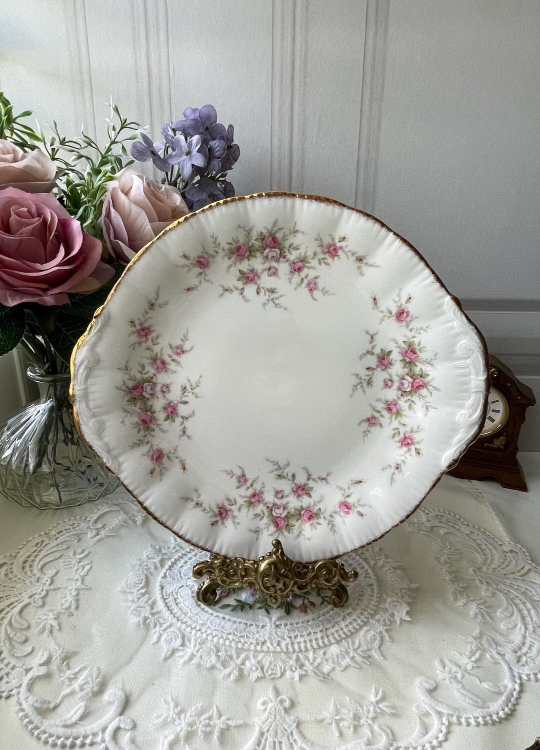 Paragon Cake Plate ‘victoriana Rose’ - Replacement China | High Tea ...