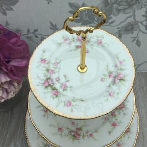 Royal Albert/Paragon Cake Stand Victoriana Rose 3 Tier Cake | Etsy