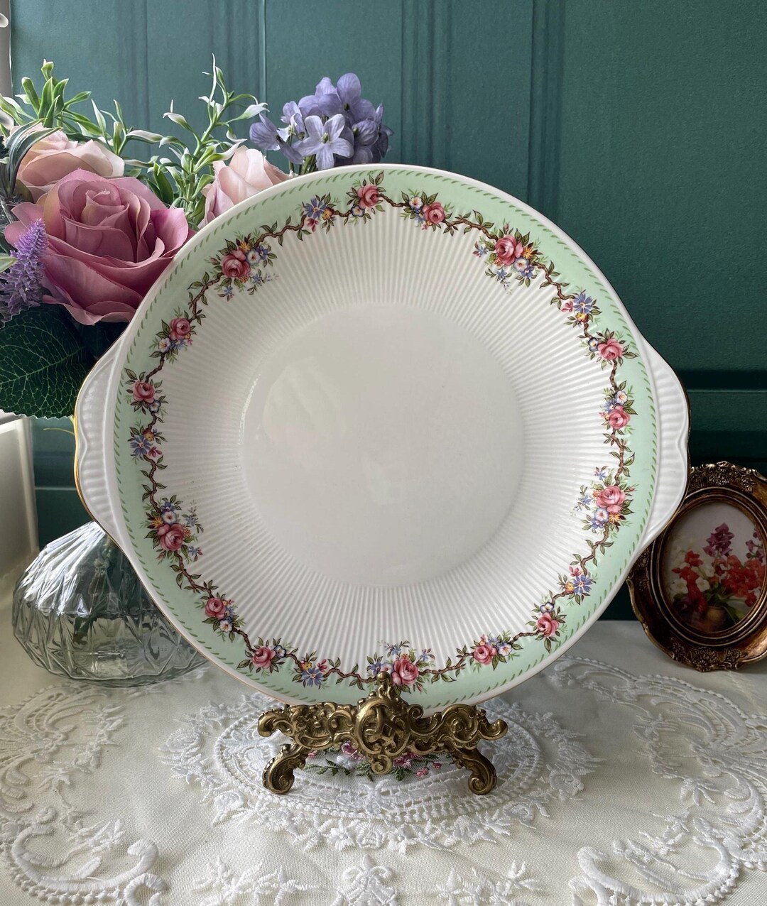 Paragon Cake Plate ‘rosalina’ - Perfect for Vintage Parties, Tea ...