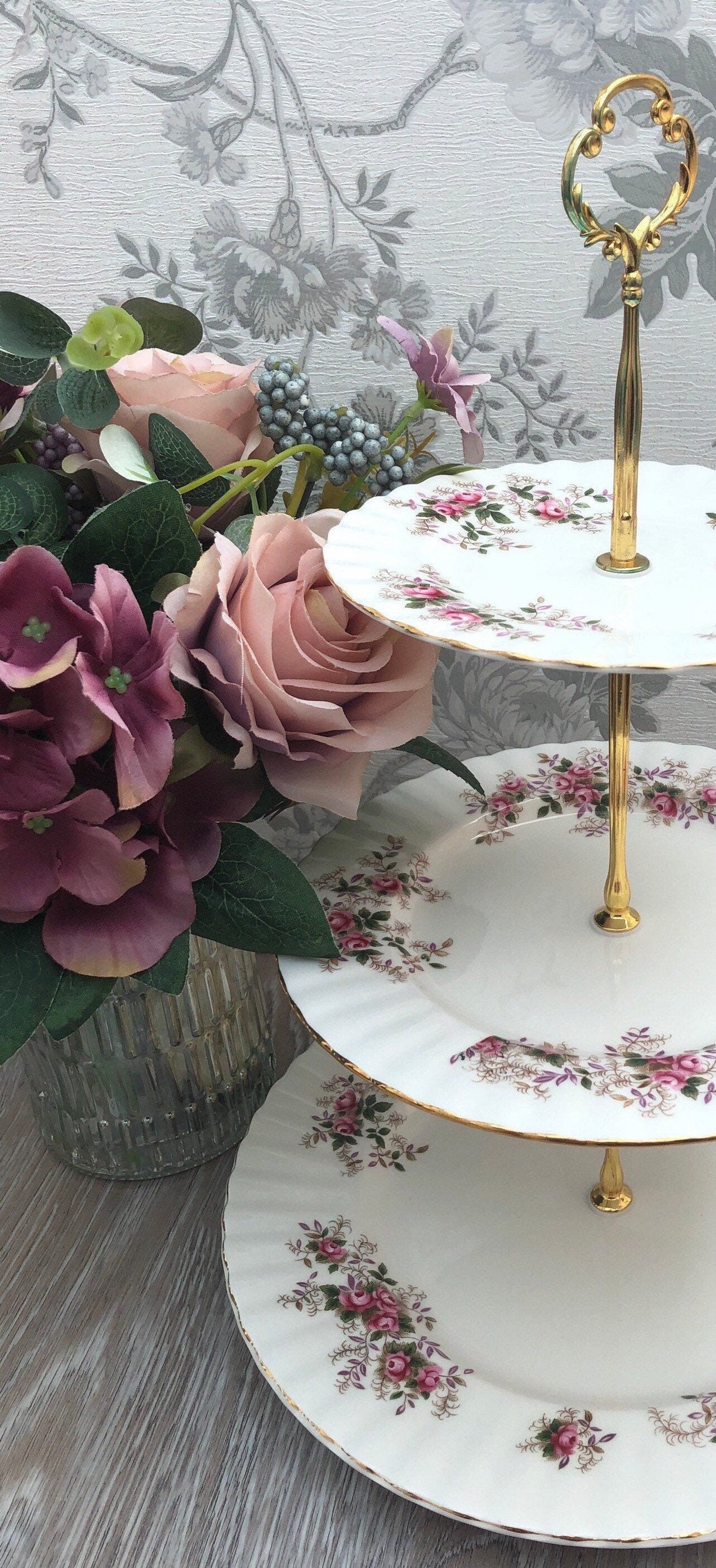 Royal Albert Cake Stand lavender Rose Vintage Cake Stand - Etsy UK