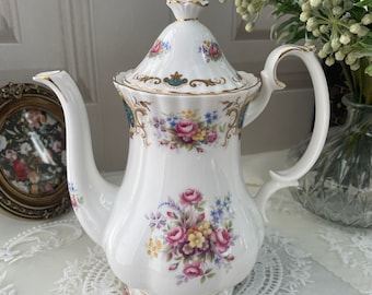 Royal Albert Old Country Rose Small Coffee Pot 1.5 Pt | Vintage Bone ...