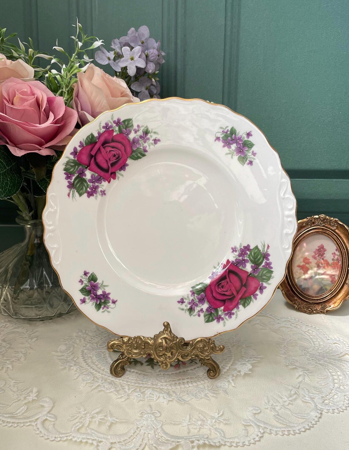 Royal Vale Cake Plate - Perfect for Vintage Parties | Cupcake Plate ...
