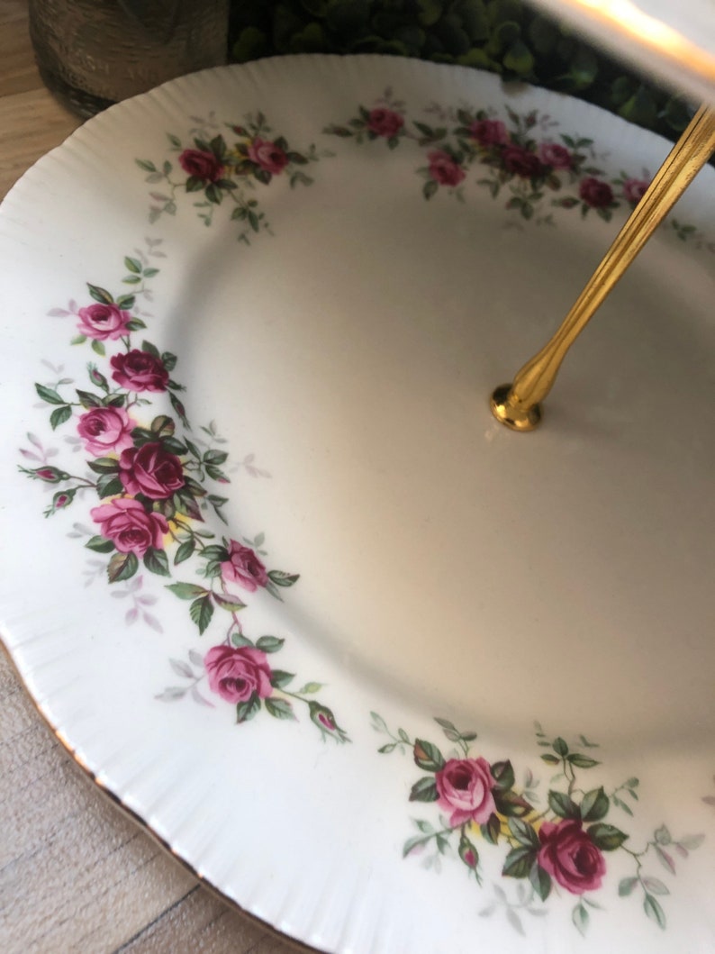 Royal Standard rambling Rose Cake Stand 3 Tier Cake Stand - Etsy