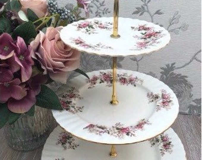 Royal Albert Cake Stand lavender Rose Vintage Cake Stand - Etsy UK