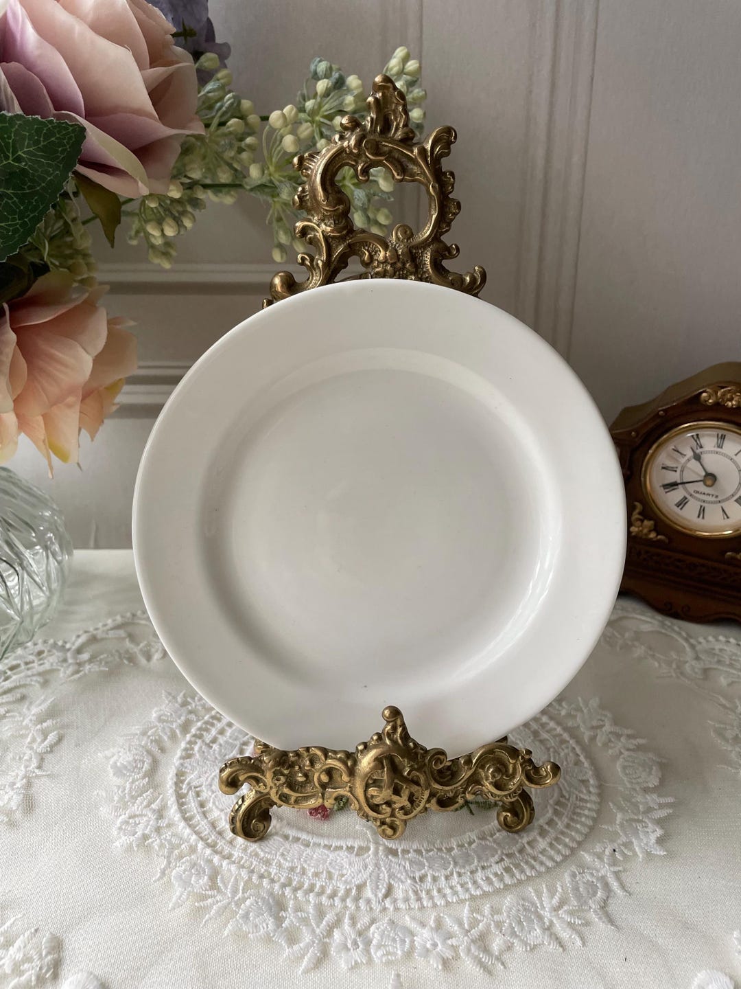 White China Side Plate, Fine Bone China, Tea Plate, 6 Inch Tea Side ...