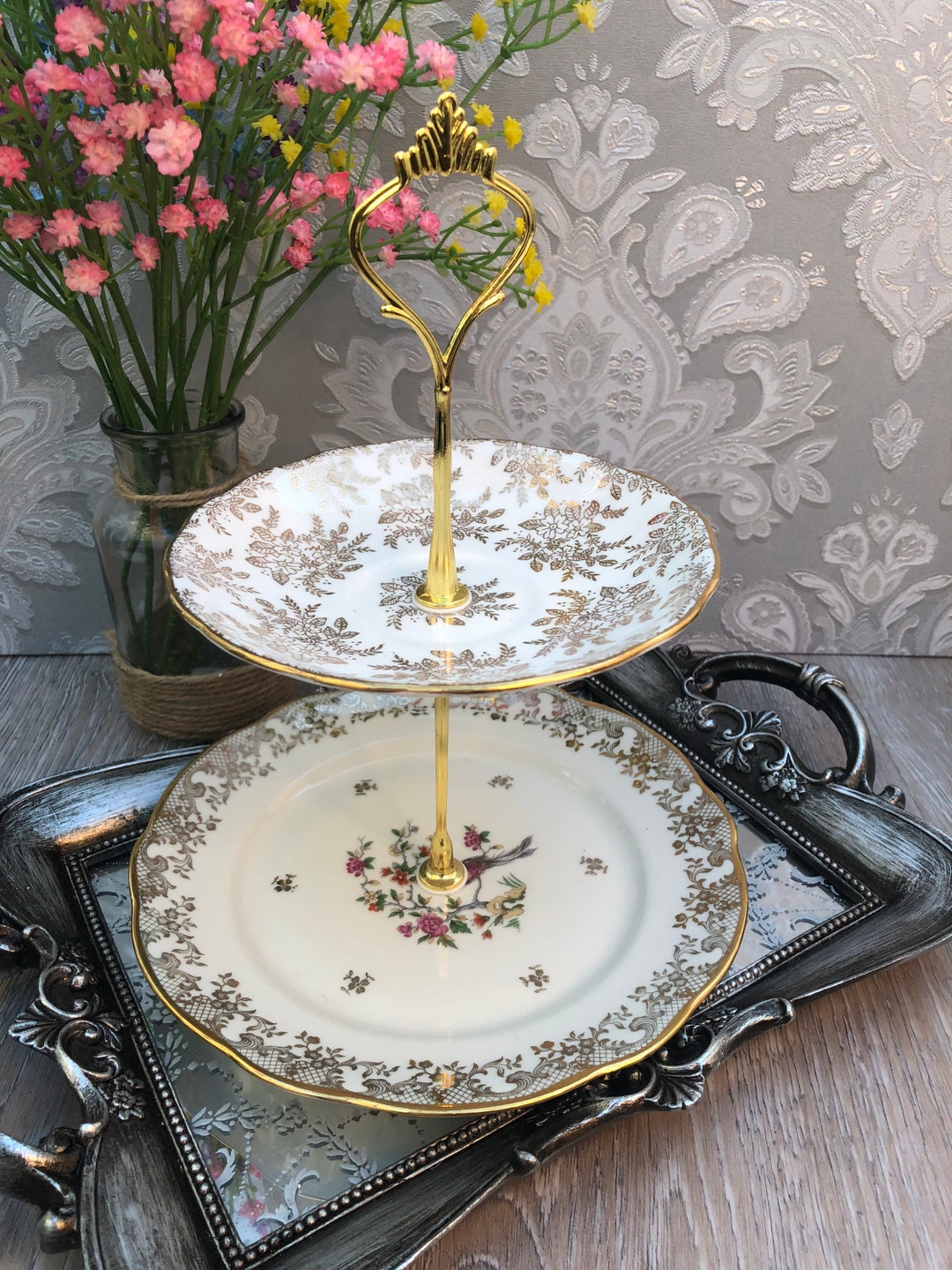 Vintage Jewellery Stand, Trinket Dish, Jewellery Storage, Loose Change ...