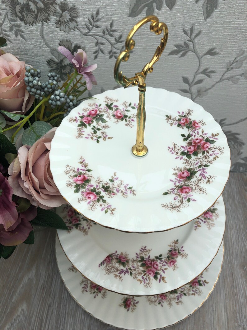 Royal Albert Cake Stand lavender Rose Vintage Cake Stand - Etsy UK