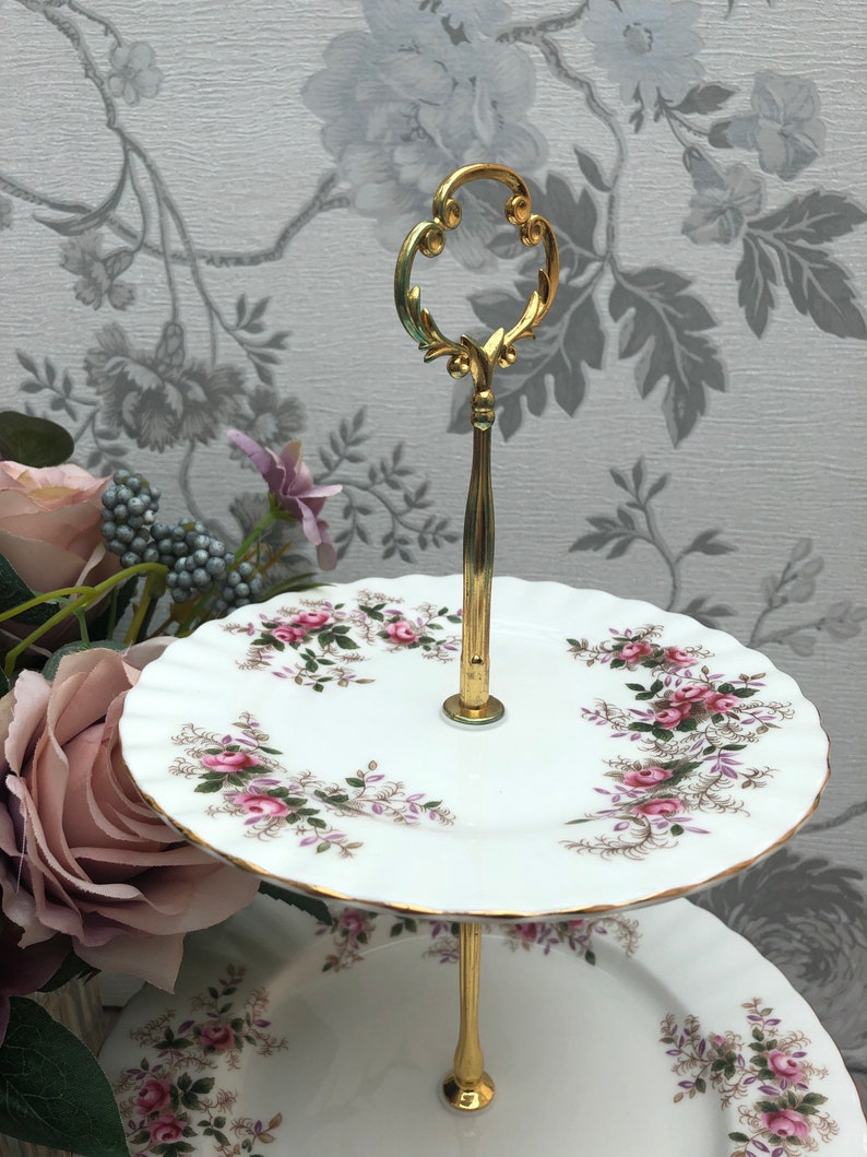 Royal Albert Cake Stand lavender Rose Vintage Cake Stand - Etsy UK