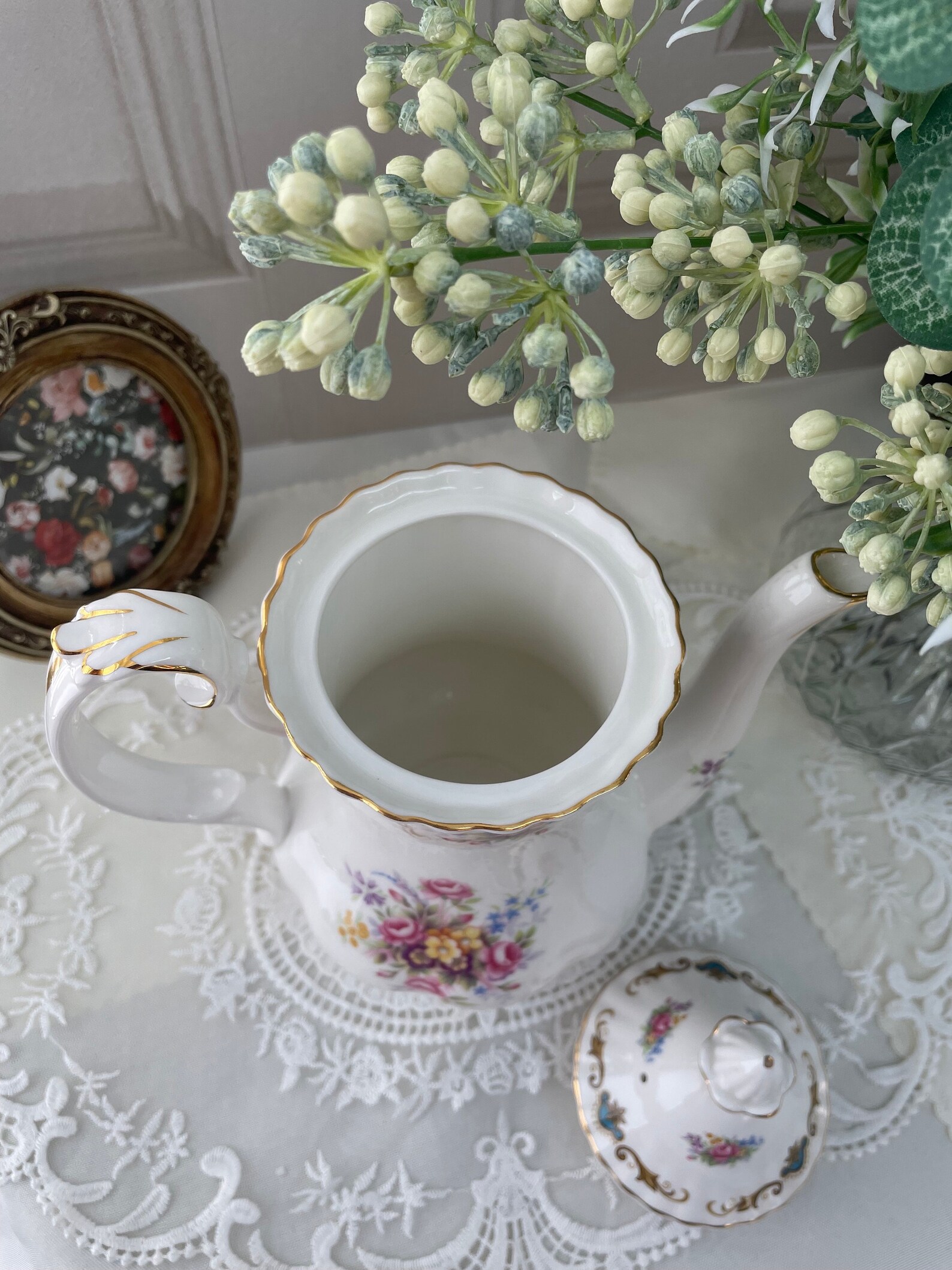 Royal Albert Berkeley Small Coffee Pot 1.5 Pt | Vintage Bone China ...