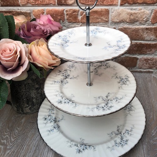Royal Albert/paragon Cake Stand victoriana Rose 3 Tier Cake | Etsy