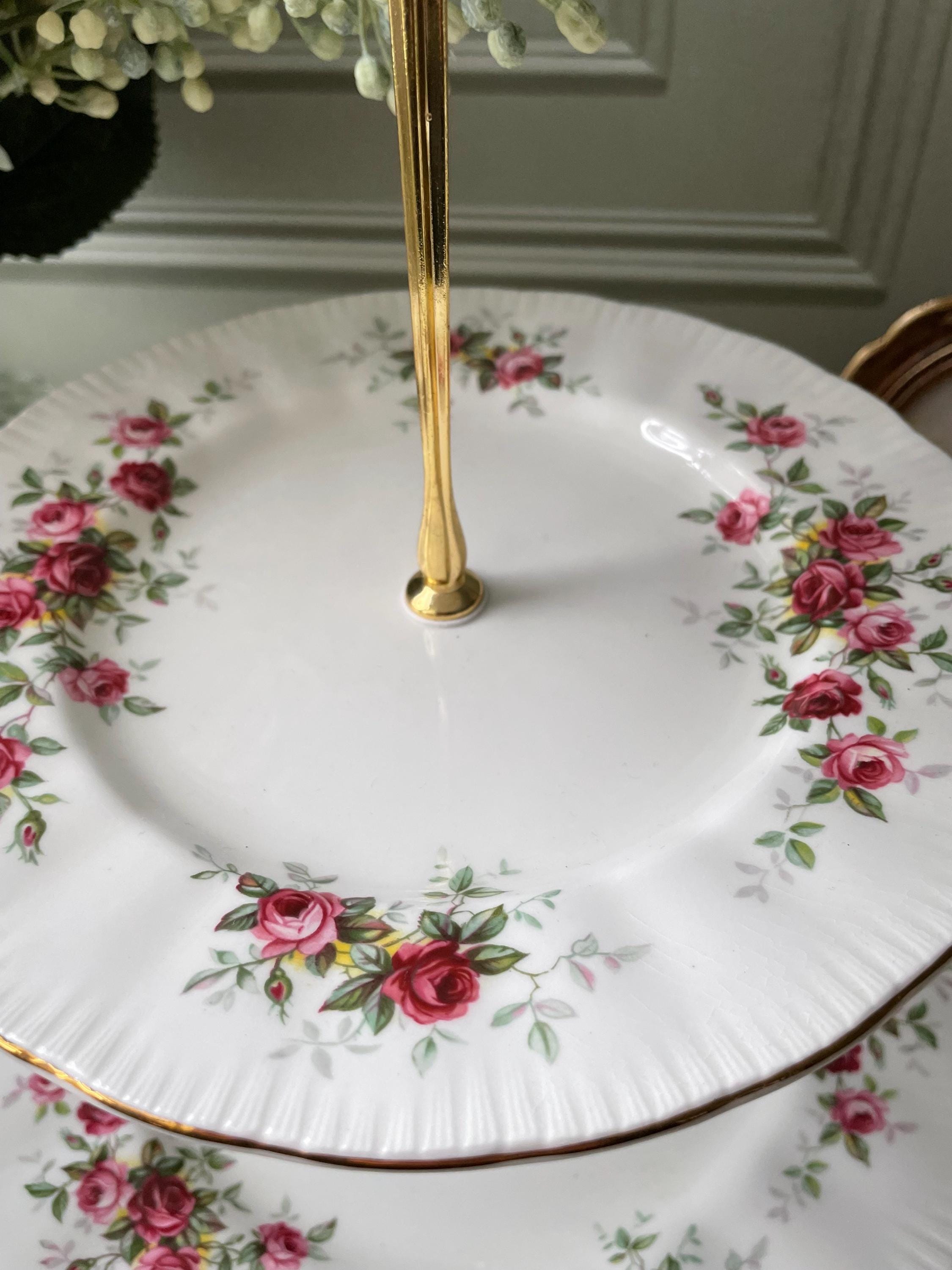 Royal Standard ‘rambling Rose’ Cake Stand 3 Tier Cake Stand Perfect for ...