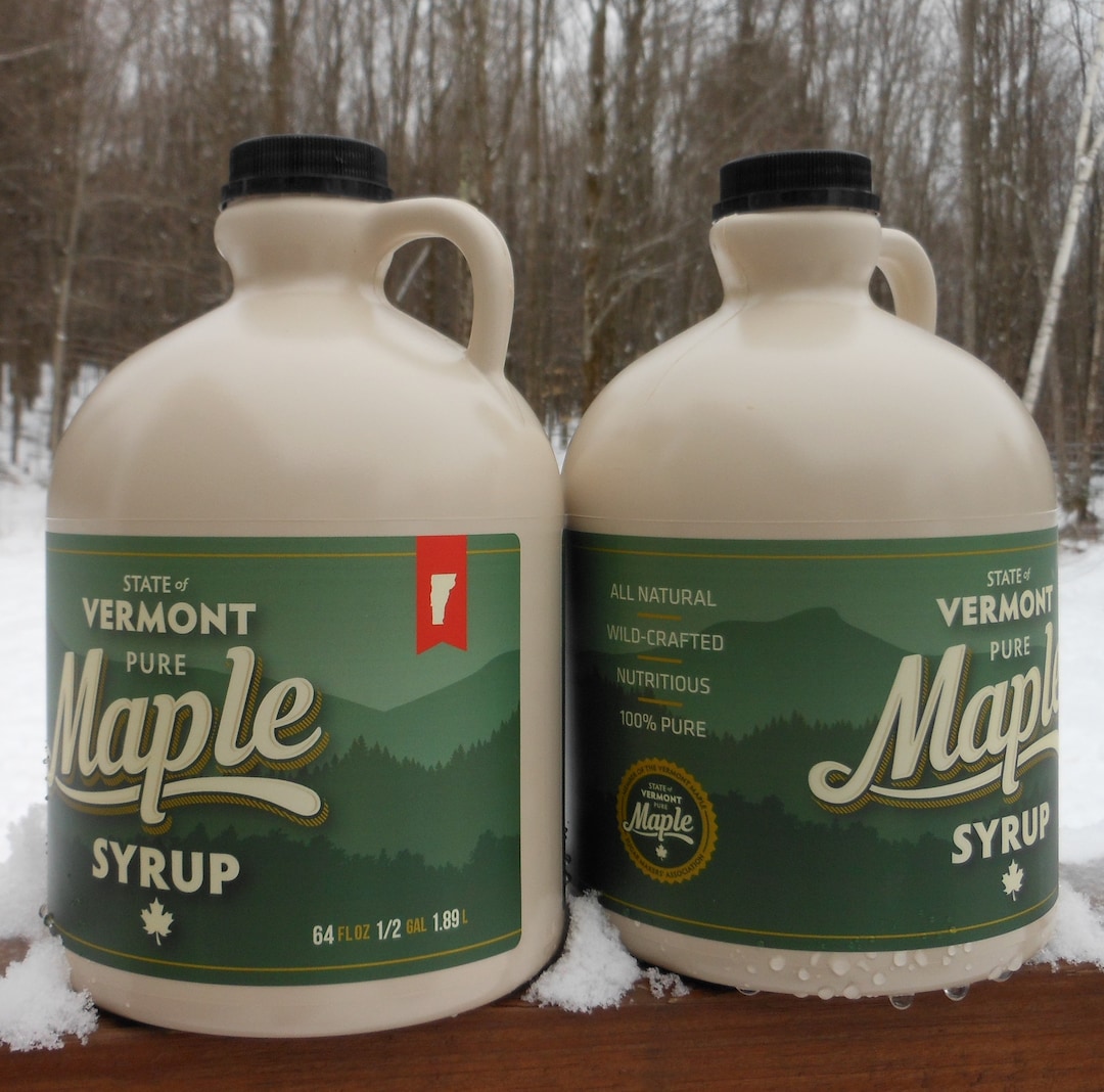 Pure Vermont Maple Syrup-2025- Gallon Shipped as 2 Halves - Etsy