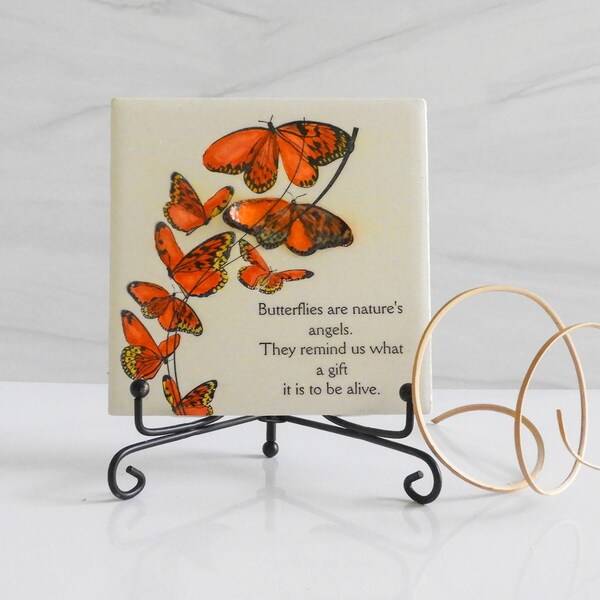 Butterfly Tile - Etsy