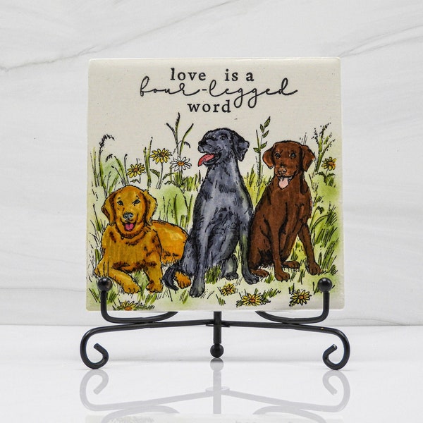 Dog Ceramic Tile - Etsy