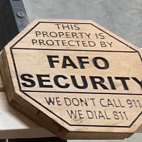 Fafo Yard Sign - Etsy Australia
