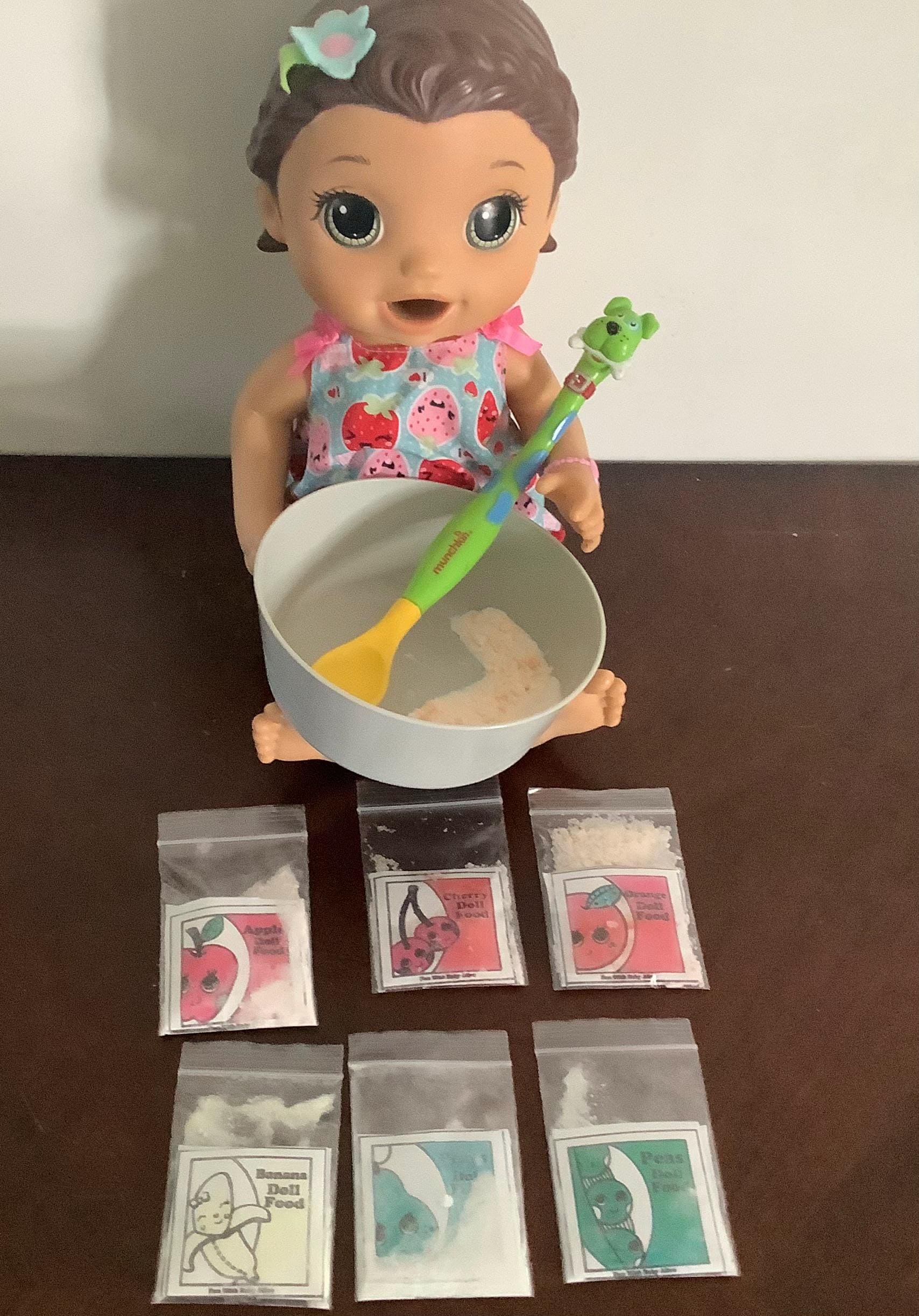 Baby Alive Doll Food Packets (6 Packets) - Etsy