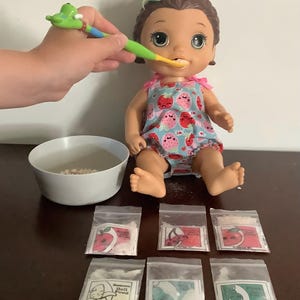 Baby Alive Doll Food Packets (6 Packets) - Etsy