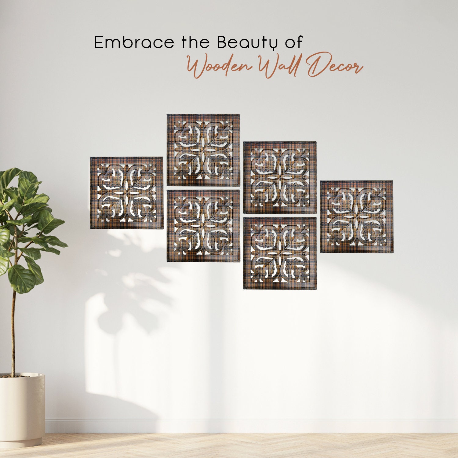 Kraft Mistry Decorative Modular Panel Relief Tile Carving 12x12 ...