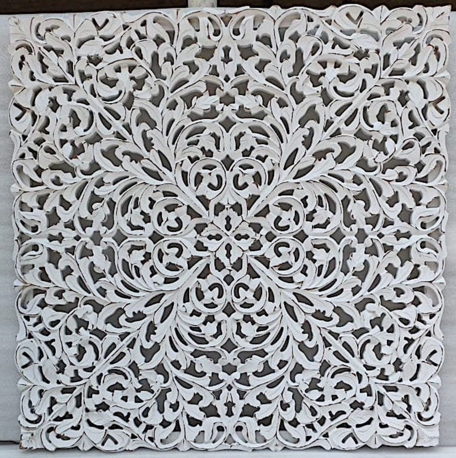 Kraft Mistry Wooden Wall Carving Décor Headboard Panel Deja | Etsy