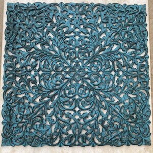 Kraft Mistry Wooden Wall Carving Décor Headboard Panel Deja Medallion ...