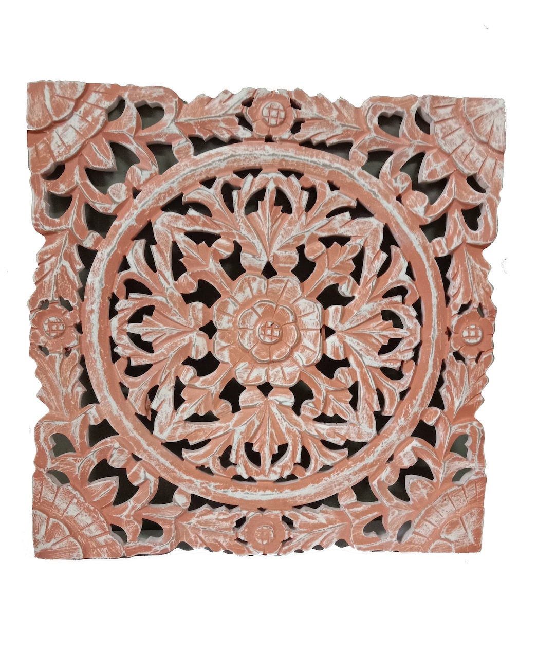 Kraft Mistry Wooden Wall Carving Décor Headboard Panel Deja Medallion ...