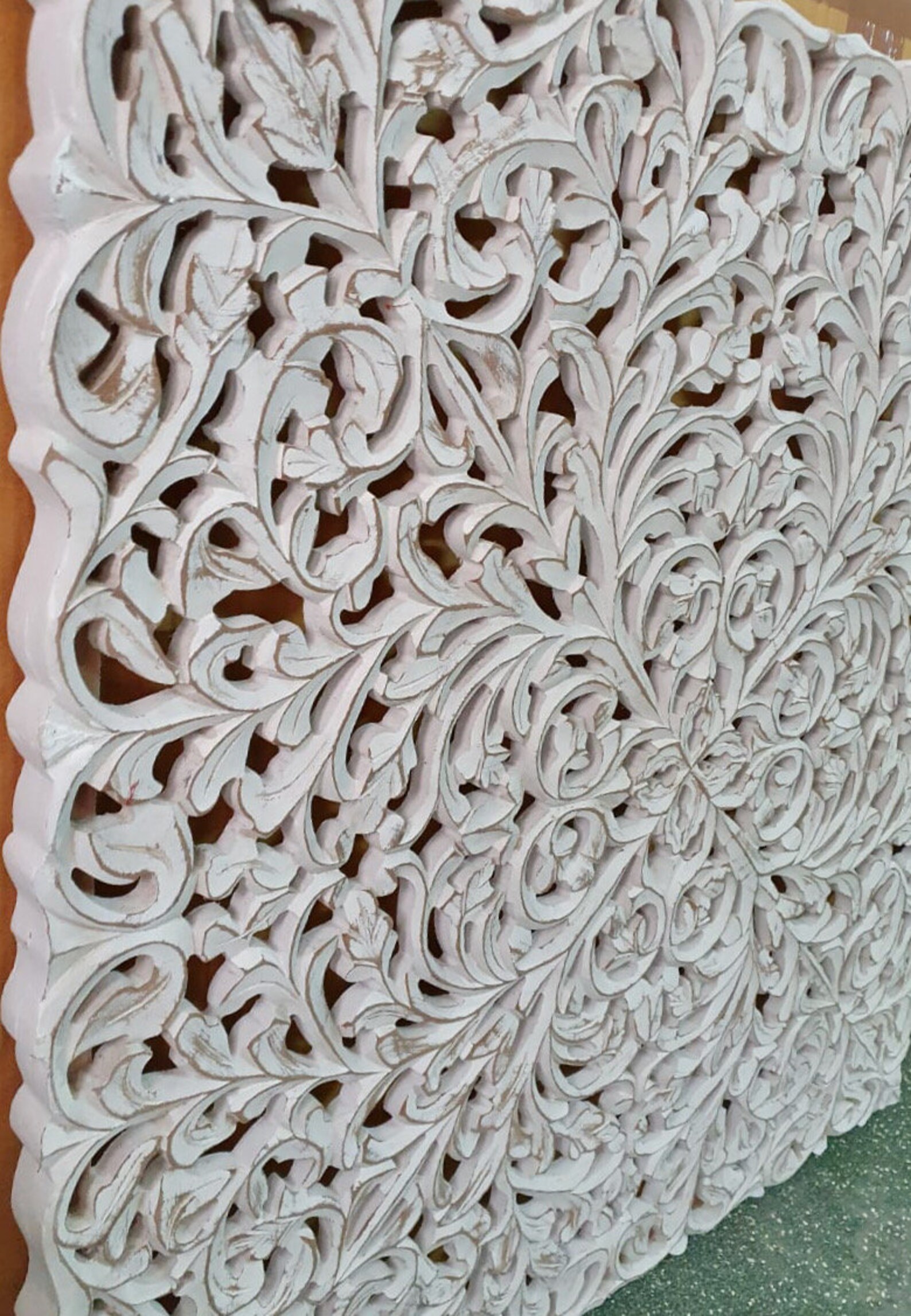 Kraft Mistry Wooden Wall Carving Décor Headboard Panel Deja - Etsy